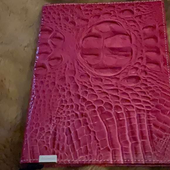 Brahmin | Office | New Brahmin Dark Pink Croc Leather Refillable ...